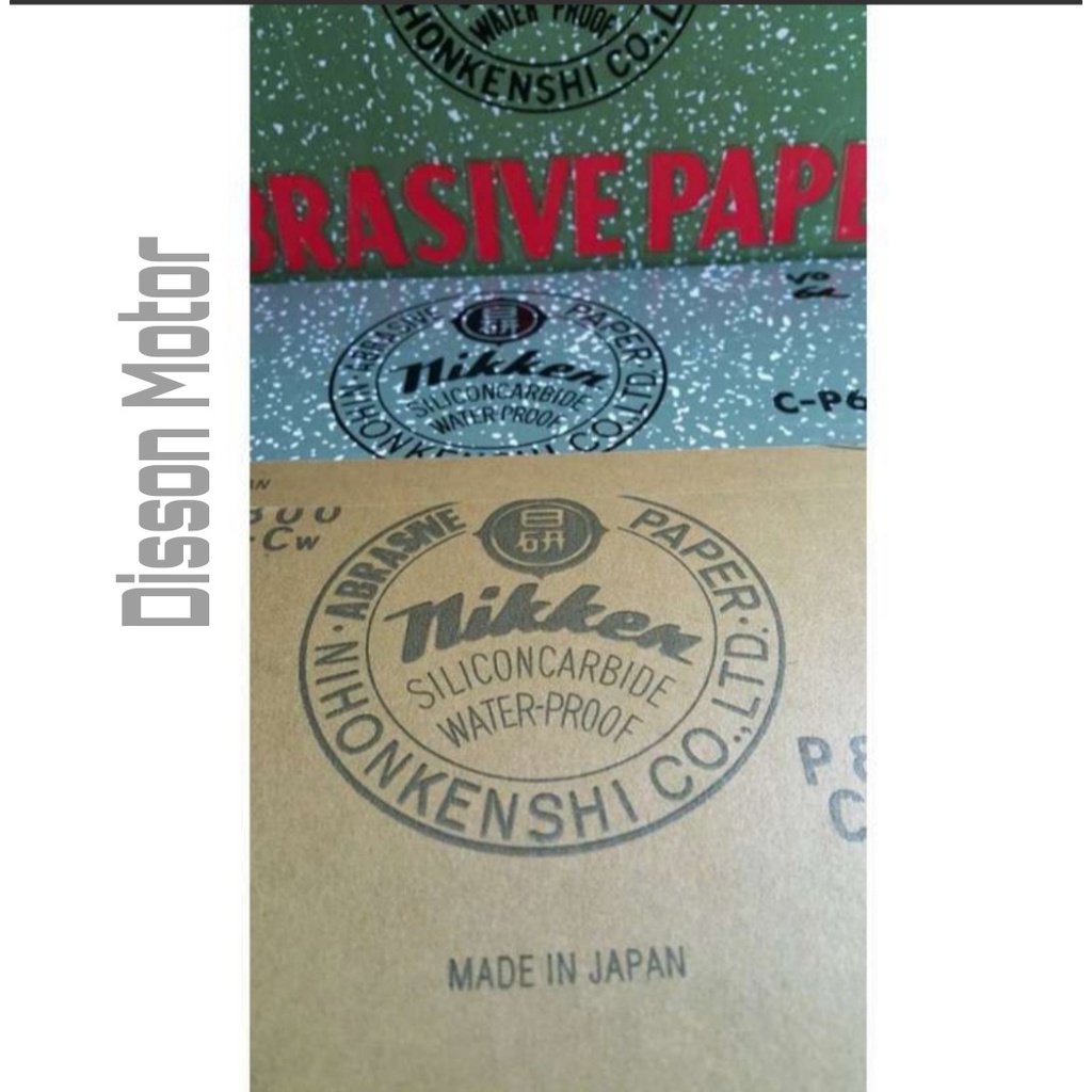 Jual AMPLAS NIKKEN Waterproof Grade #500 | Shopee Indonesia