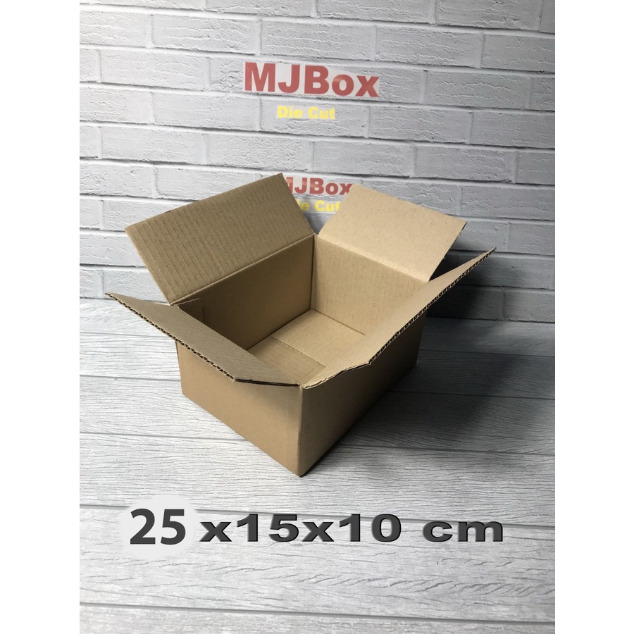 Jual kardus karton box Uk. 25x15x10 cm...ST untuk packing | Shopee ...