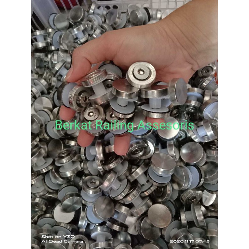 Jual BAUT KACA SS 304/ PENJEPIT KACA TIANG RAILING TANGGA KACA ...