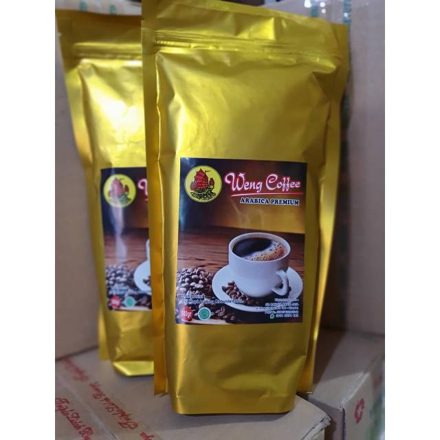 Jual Kopi Bubuk Weng Coffee Arabica Premium 500GR | Shopee Indonesia