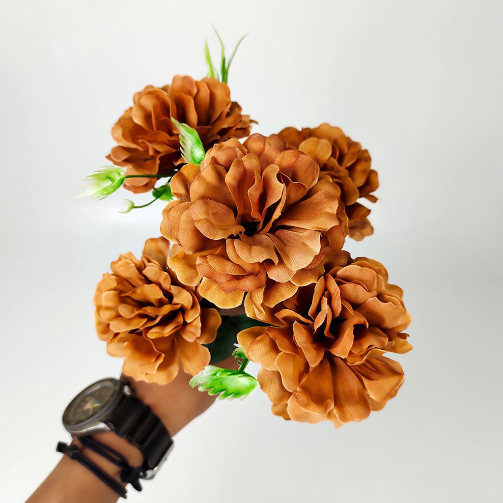 Jual Bunga Anyelir Carnation Tipe SJ Cabang 5 Artificial/Pompom Murah ...