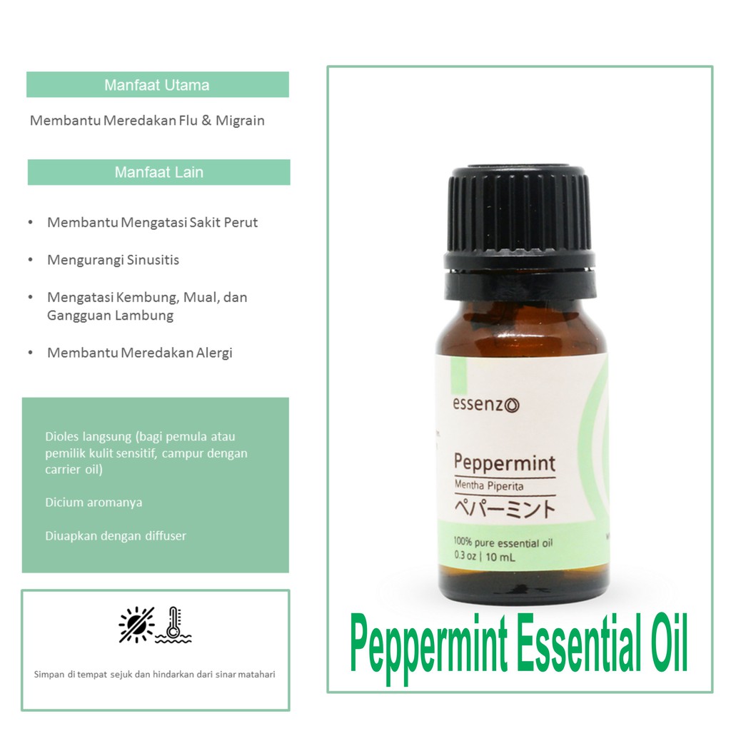 Jual Peppermint Essential Oil ( Membantu Meredakan FLU dan MIGRAIN ) | Shopee Indonesia