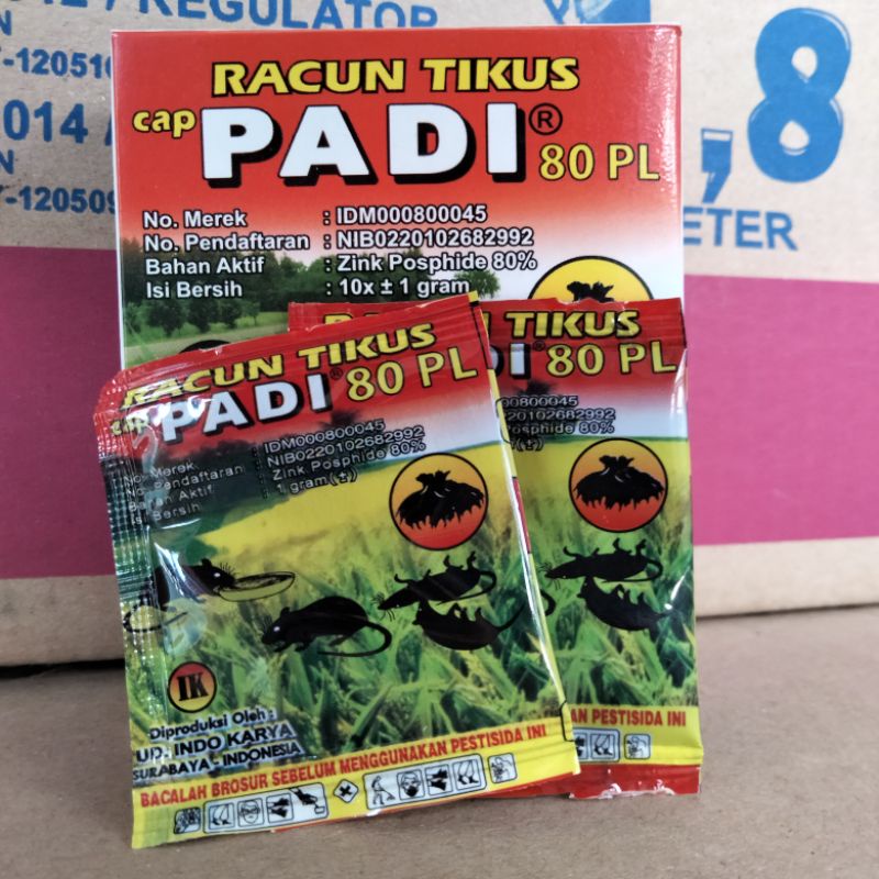 Jual RACUN TIKUS SERBUK/TABUR CAP PADI | Shopee Indonesia