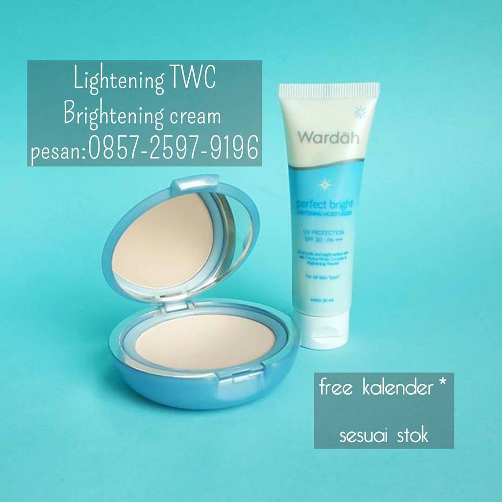 Jual Wardah lightening twc + brightening moizturizer | Shopee Indonesia