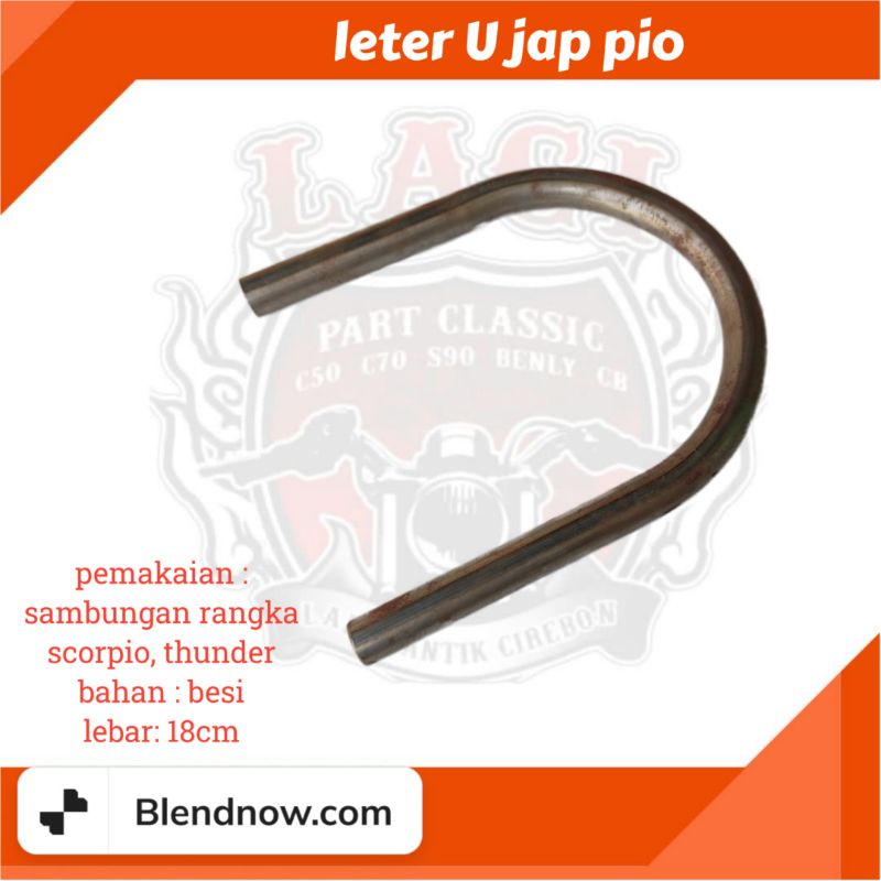 Jual leter u roll u sambungan rangka jap scorpio trail japstyle tracker ...