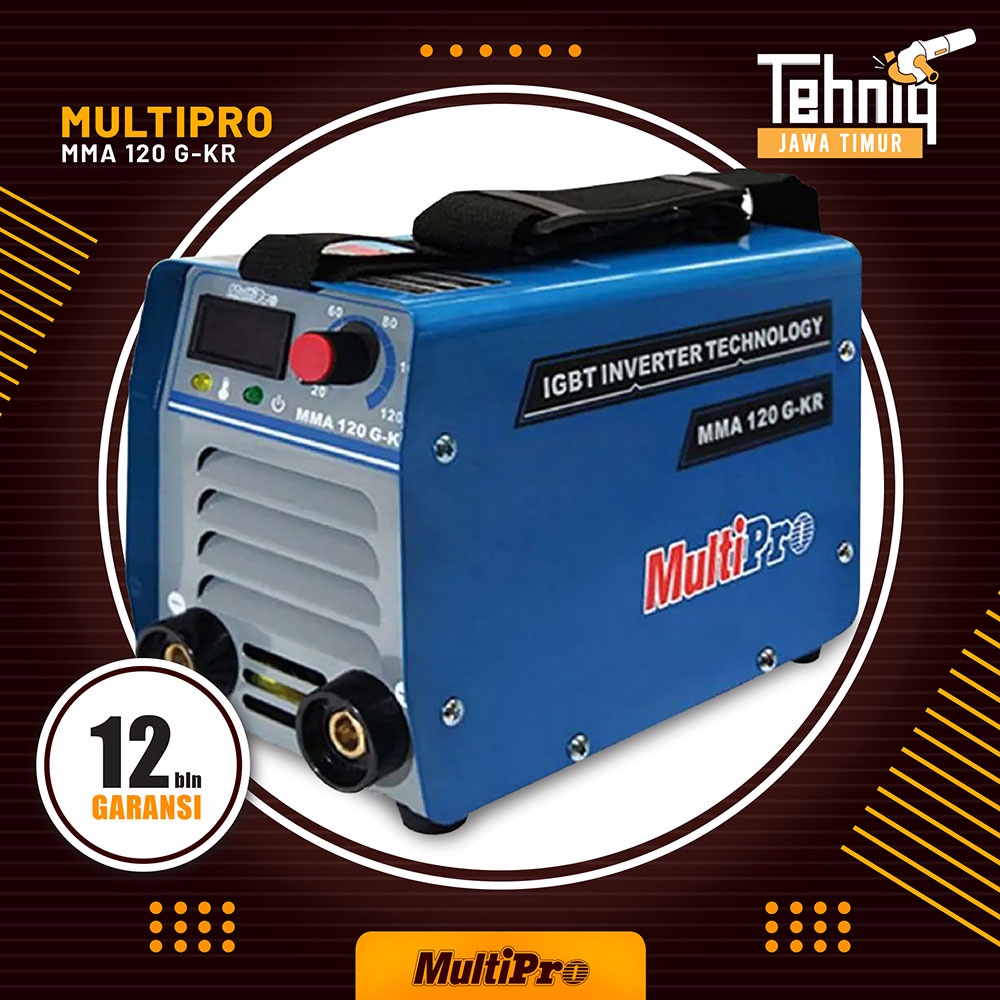Jual Mesin Las Listrik Trafo Las 900 Watt MULTIPRO MMA 120 G-KR Inverter Welding | Shopee Indonesia