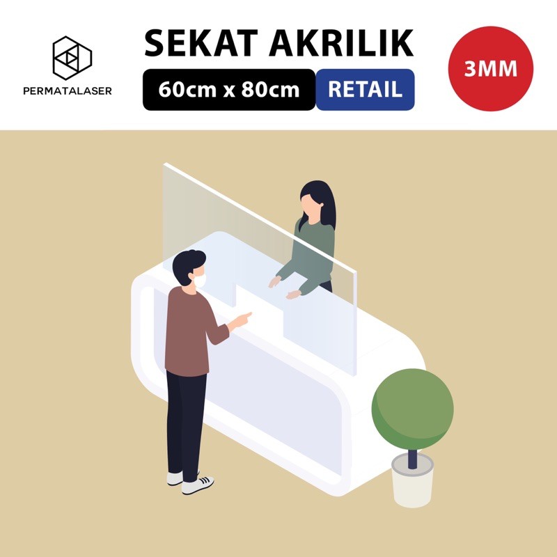Jual Sekat Acrylic 60x80cm (Custom) | Shopee Indonesia