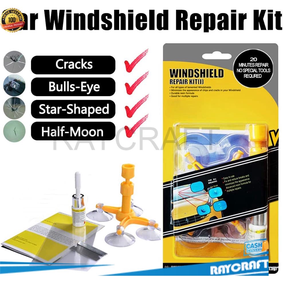 Jual Lem Kaca Mobil Jendela Retak Pecah Memperbaiki Kaca Retak Perekat ...