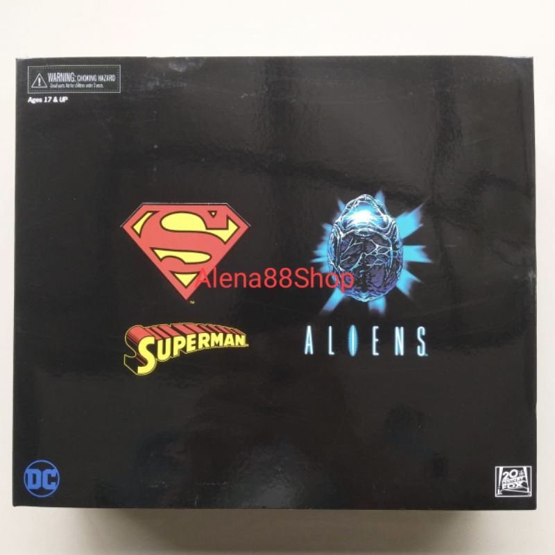 Jual Superman vs Aliens Xenomorph NYCC 2019 Exclusive Set Alien NECA ...