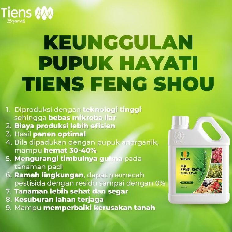 Jual TIENS Feng Shou Pupuk Hayati | Meningkatkan Hasil Panen | Shopee ...