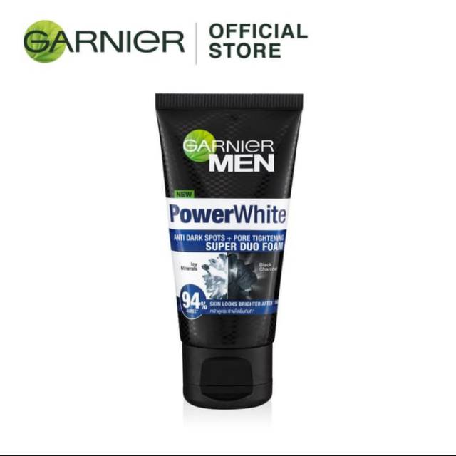 Jual GARNIER MEN POWER WHITE SUPER DUO FOAM 100ML | Shopee Indonesia