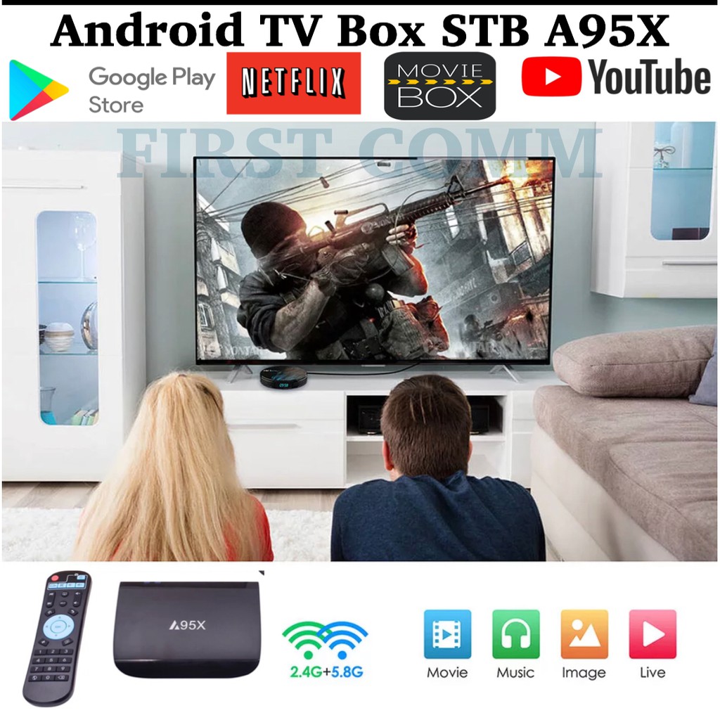 Jual Android TV BOX A95X 4K Ultra HD Smart TV Box Media Player | Shopee ...