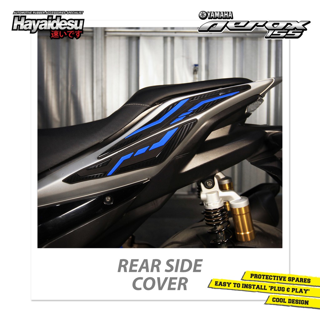 Jual Hayaidesu Rear Side Protector Cover Yamaha Aerox Aksesoris Decal ...