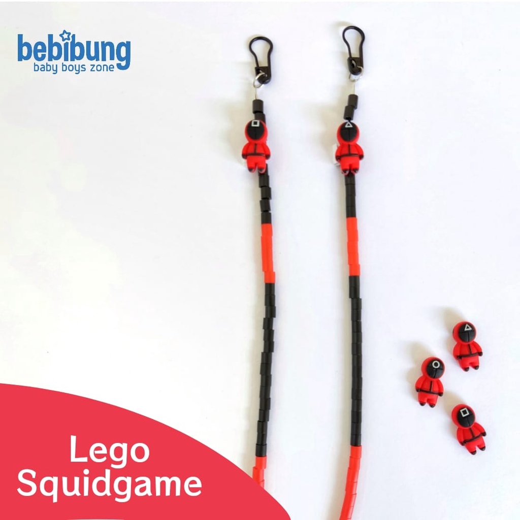 Jual STRAP MASKER LEGO NINJAGO NINJA WARNA HIJAU BIRU KUNING MERAH TALI ...