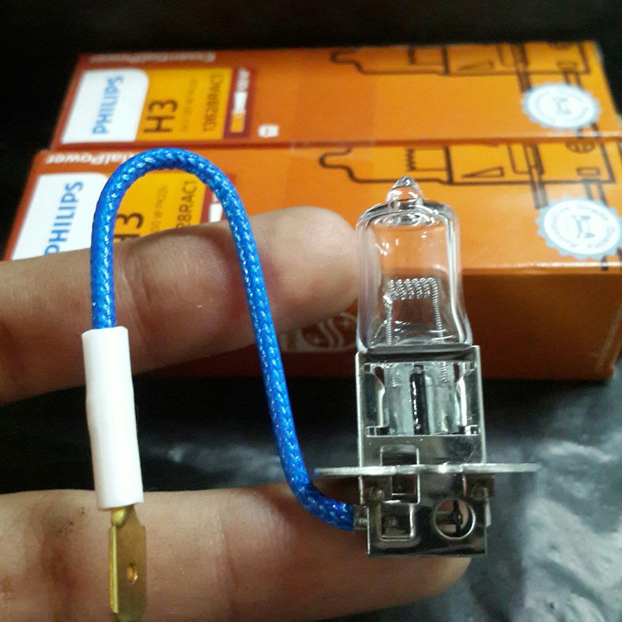 Jual Lampu Dop Philips H3 24V 100W h3 ada kabel | Shopee Indonesia