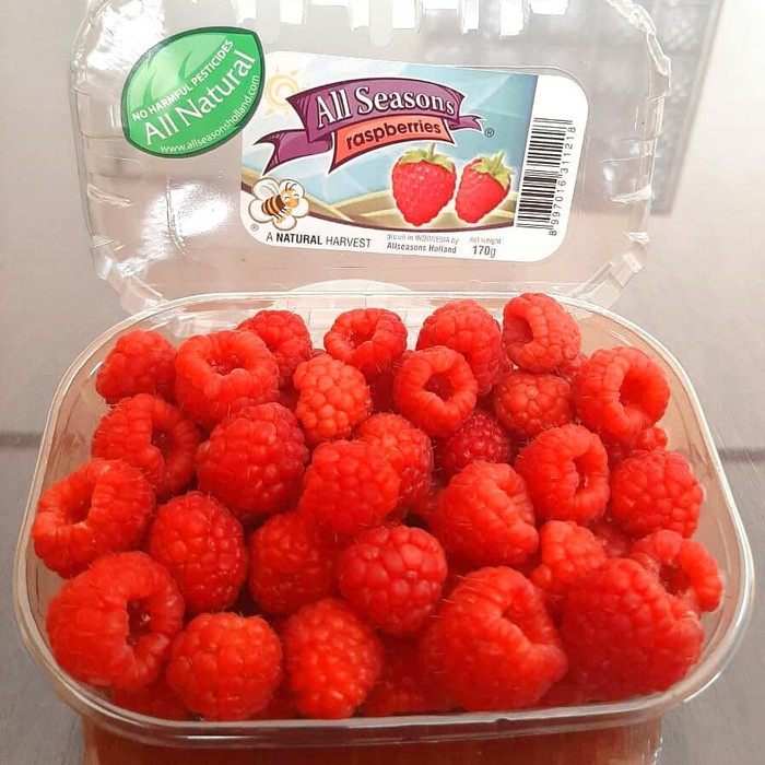 Jual Raspberries All Seasons | Raspberry All Natural 170gr/pack ...