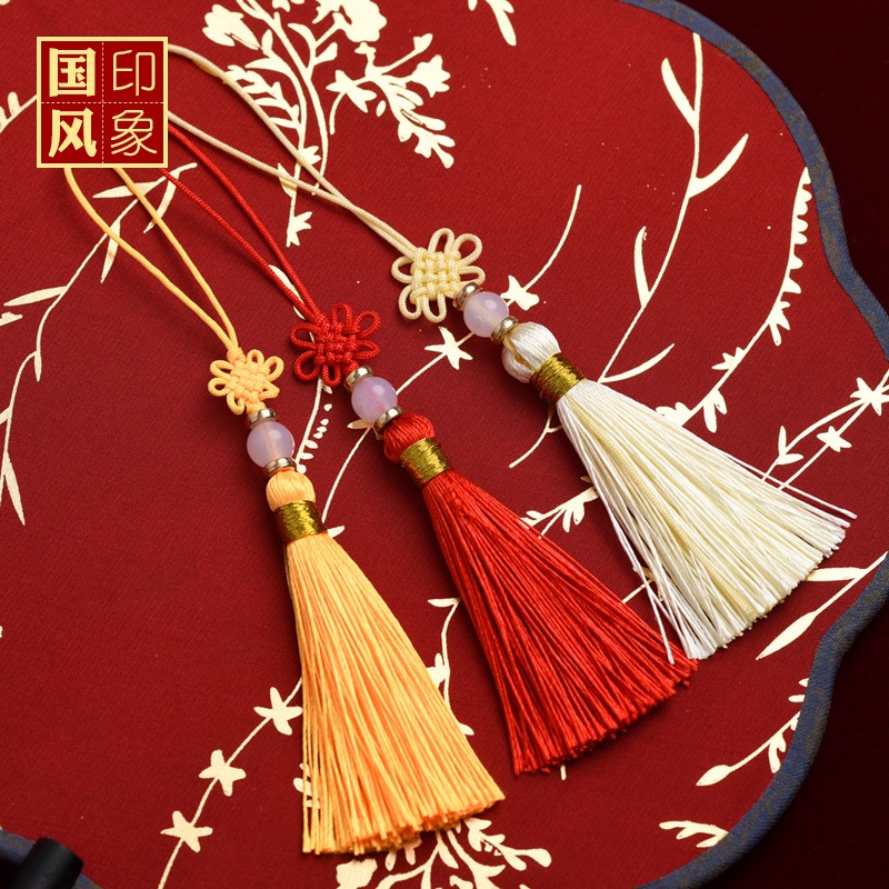 Jual [Knot Mutiara] Tassel Hampers Aksesoris Imlek CNY , Tassel Anyam ...