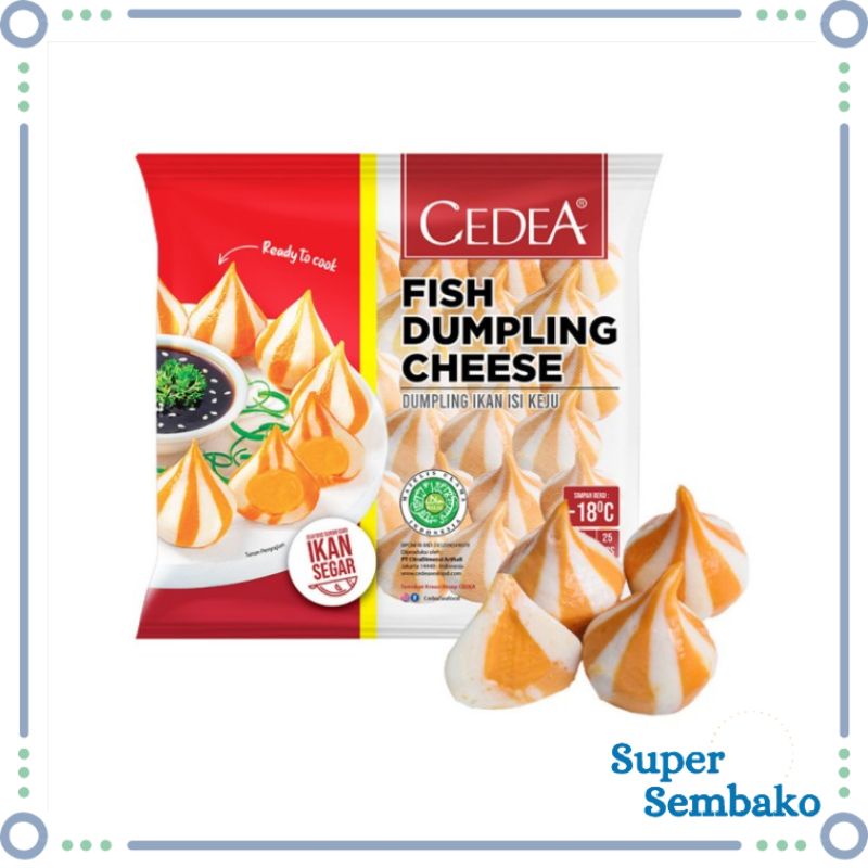 Jual MAKANAN BEKU FROZEN FOOD CEDEA FISH DUMPLING CHEESE SUKI IKAN KEJU ...