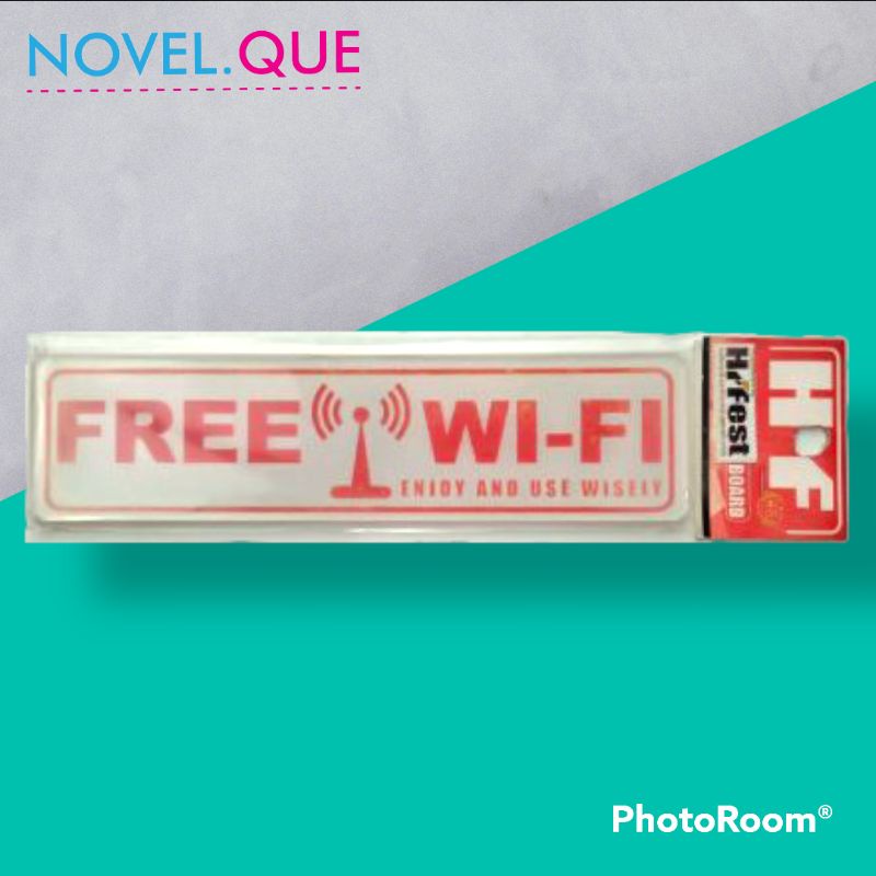 Jual Sign Board Akrilik - FREE WI-FI | Shopee Indonesia