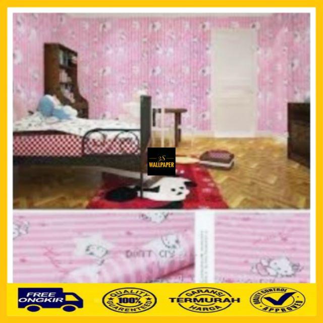 Jual Wallpaper Dinding Salur Ukuran 45 Cm x 10 Meter | Shopee Indonesia