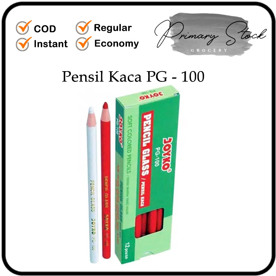 Jual PENSIL KACA JOYKO PENSIL DERMATOGRAPH Pensil kaca PG 100 joyko ...