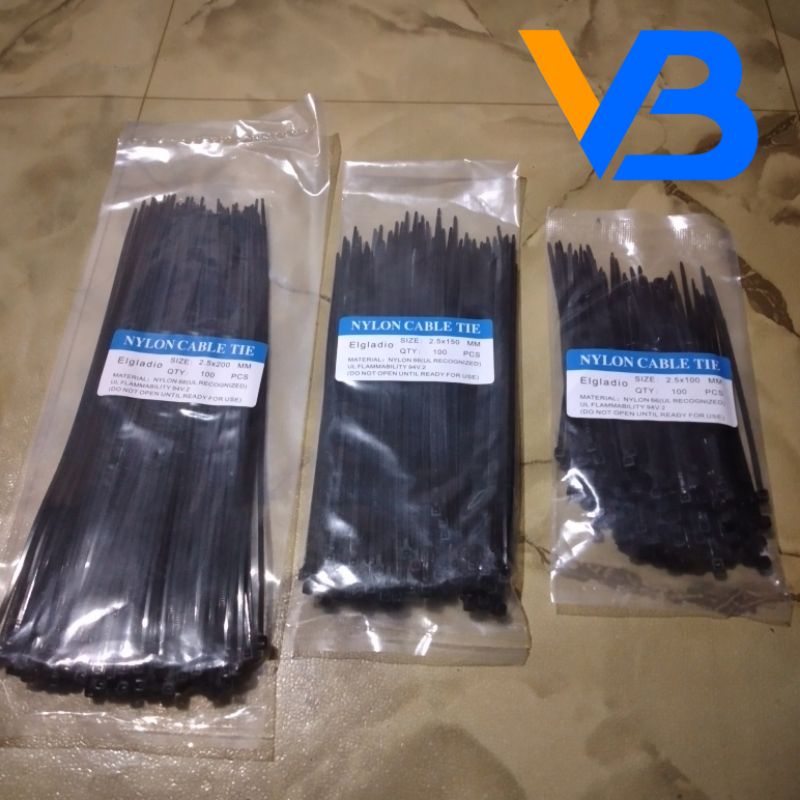 Jual Kabel Ties Nylon 10cm 15cm 20cm Kabel Ties Kabel Tis Cable Ties ...
