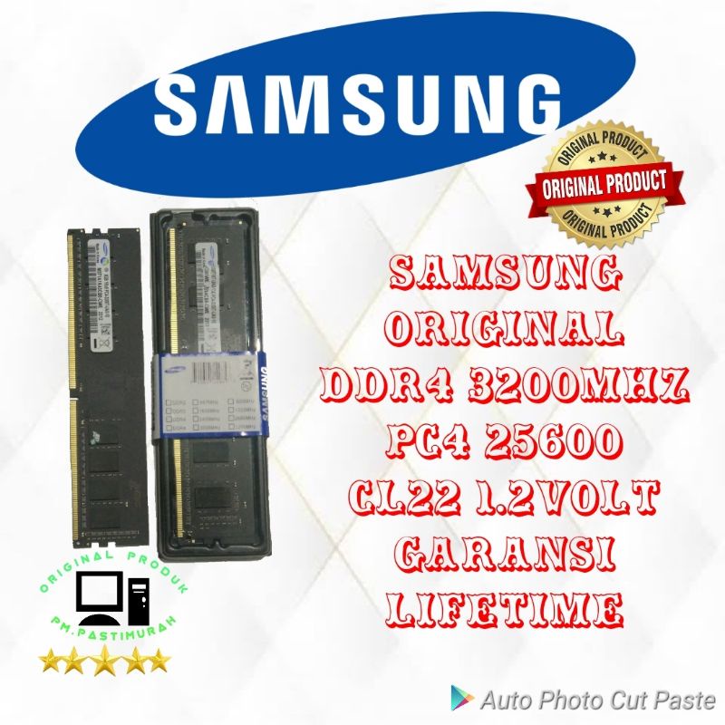 Jual RAM PC LONGDIMM DDR4 4GB 8GB 16GB 3200MHZ SAMSUNG ORIGINAL SODIMM | Shopee Indonesia