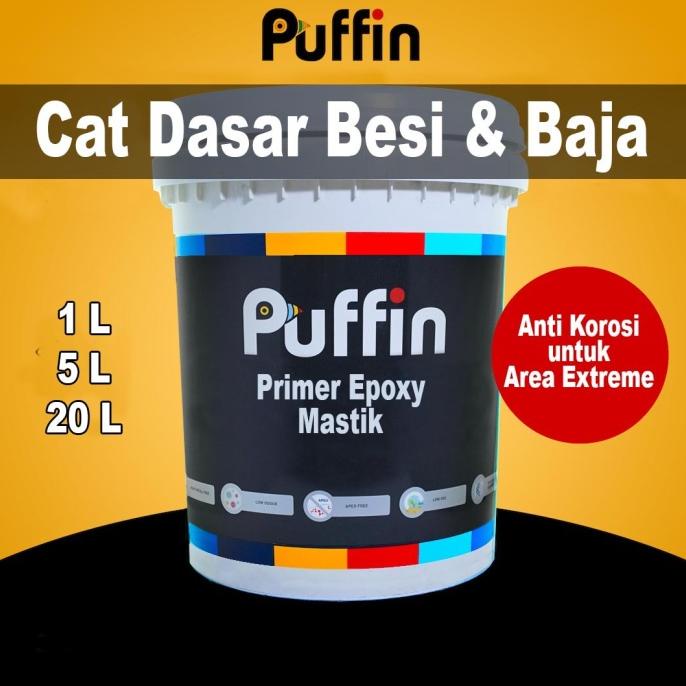 Jual Epoxy Primer surfacer Puffin Mastik 1kg cat anti karat besi ...