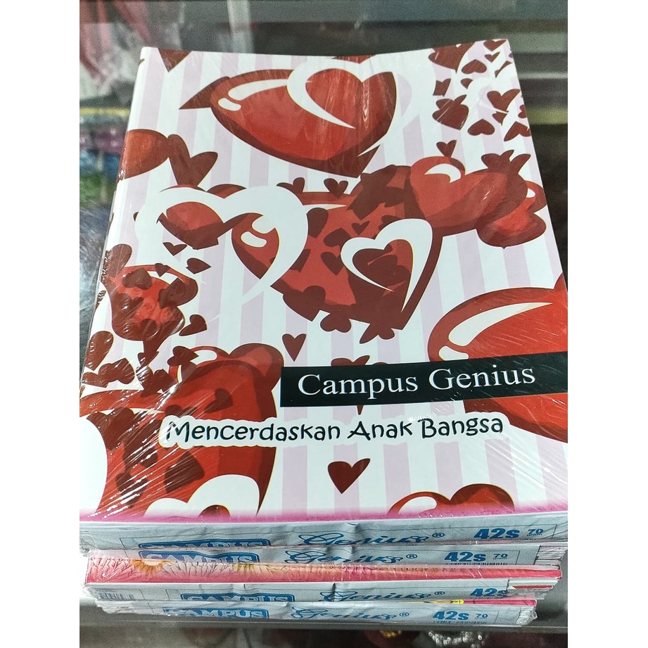 Jual Buku Tulis Boxy (Buku Besar) Campus Genius isi 42 Lembar (1 Pak ...