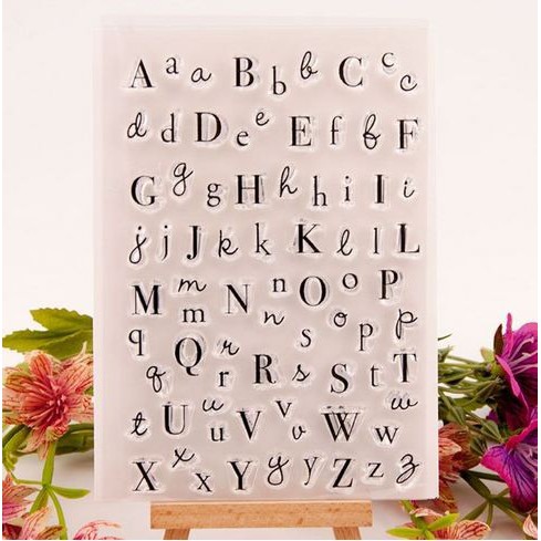 Jual Clear Stamp (Stempel Transparan/Bening) - Three Kind Letters Font ...