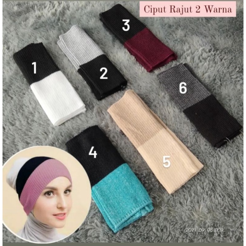 Jual Ciput Rajut 2 warna (JBBjb) | Shopee Indonesia