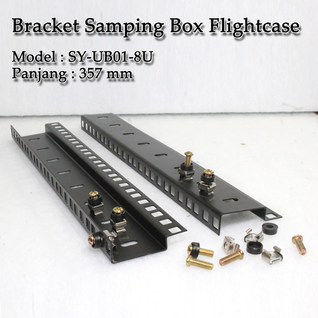 Jual 2 Pcs Bracket Samping / Rack 8U Box Flight Case / Hard Case ...