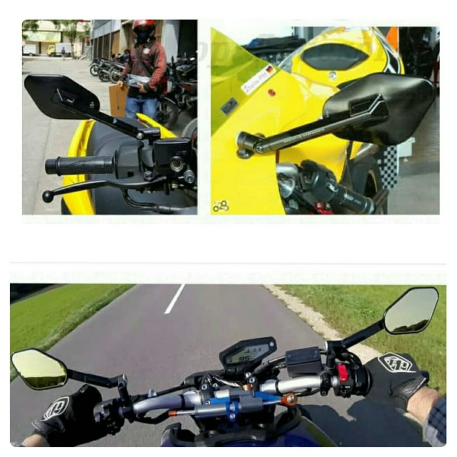 Jual spion tomok model rizoma ellise NEW NMAX AEROX connected NEW PCX ...