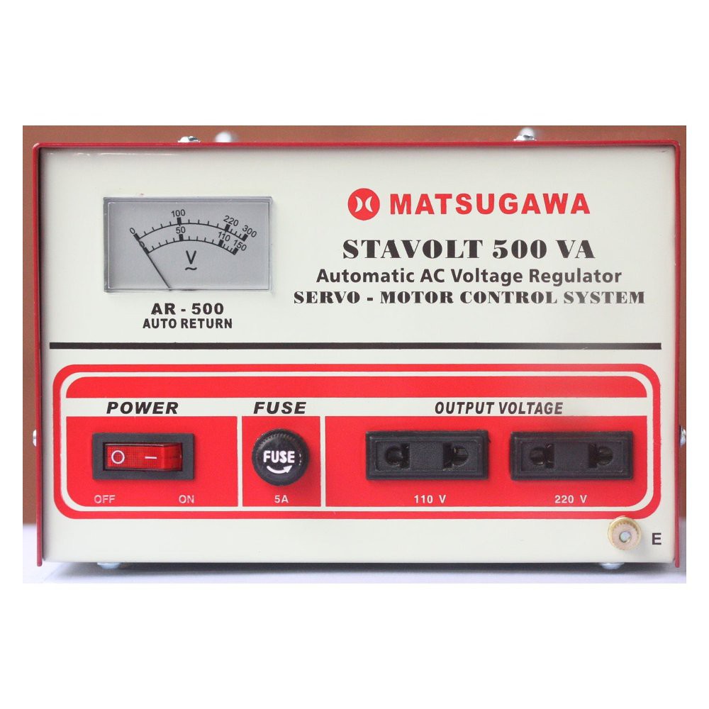 Jual Matsugawa Stavolt 500VA AC Voltage Stabilizer Servo Motor Control ...