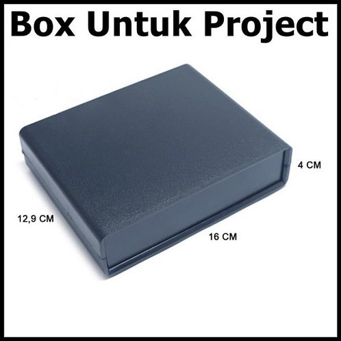 Jual Box Plastik Hitam Project Elektronik 16x13x4cm Box Kotak Casing ...
