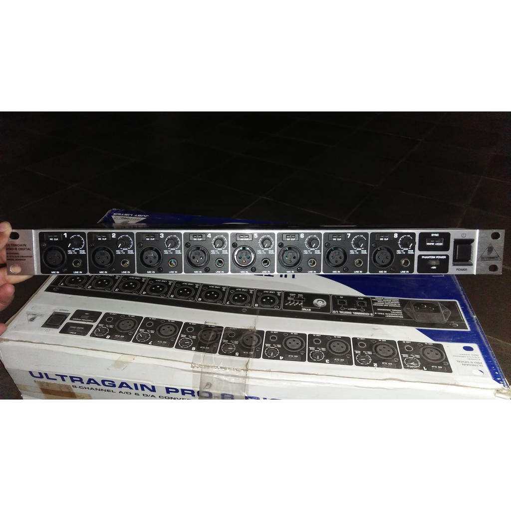 Jual ULTRAGAIN PRO-8 DIGITAL CONVERTER AUDIO MODEL ADA8000 SOUNDCARD ...