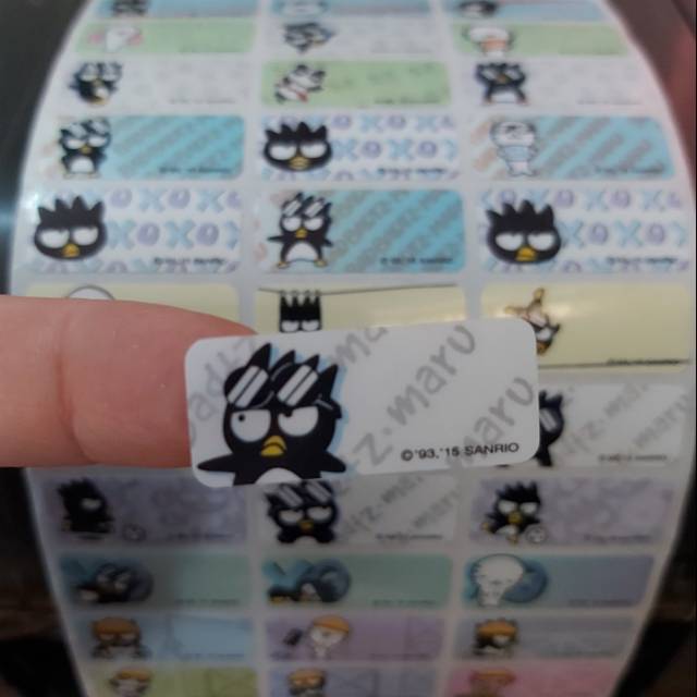 Jual Label nama BATZMARU Batsmaru sticker waterproof ORI | Shopee Indonesia