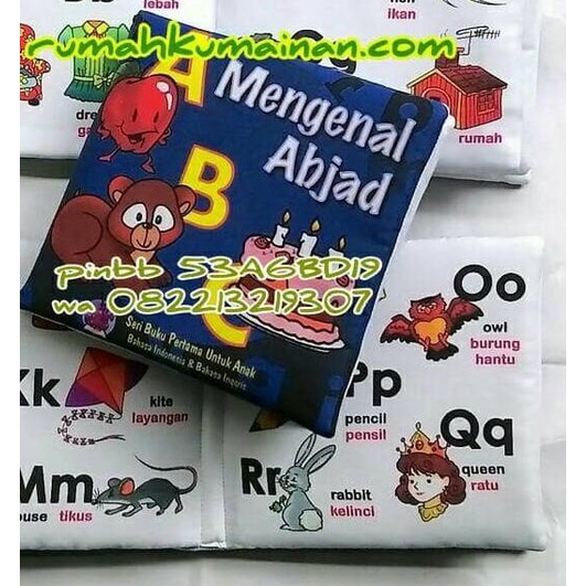Jual Soft book / buku bantal mengenal abjad | Shopee Indonesia