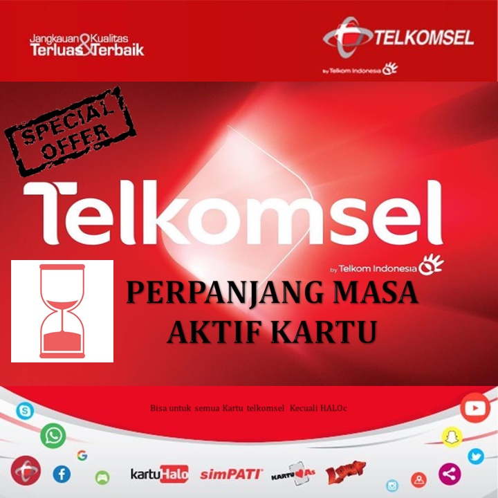 Jual TEMBAK PERPANJANG MASA AKTIF KARTU TELKOMSEL AS/LOOP/SIMPATI ...