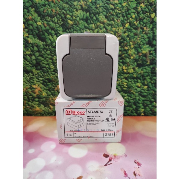 Jual Broco Atlantic Stop Kontak Outdoor 2151 | Shopee Indonesia