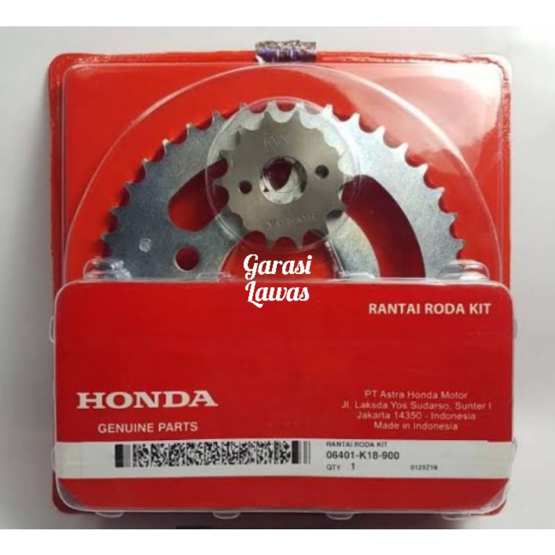 Jual 06401-K18-900 Gear set gir rantai roda rante gearset Original AHM ...