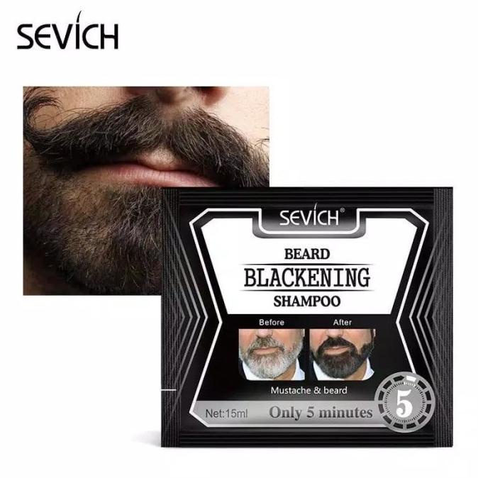 Jual SEVICH Cat Pewarna Kumis Jenggot Sevich Beard Blackening | Shopee ...
