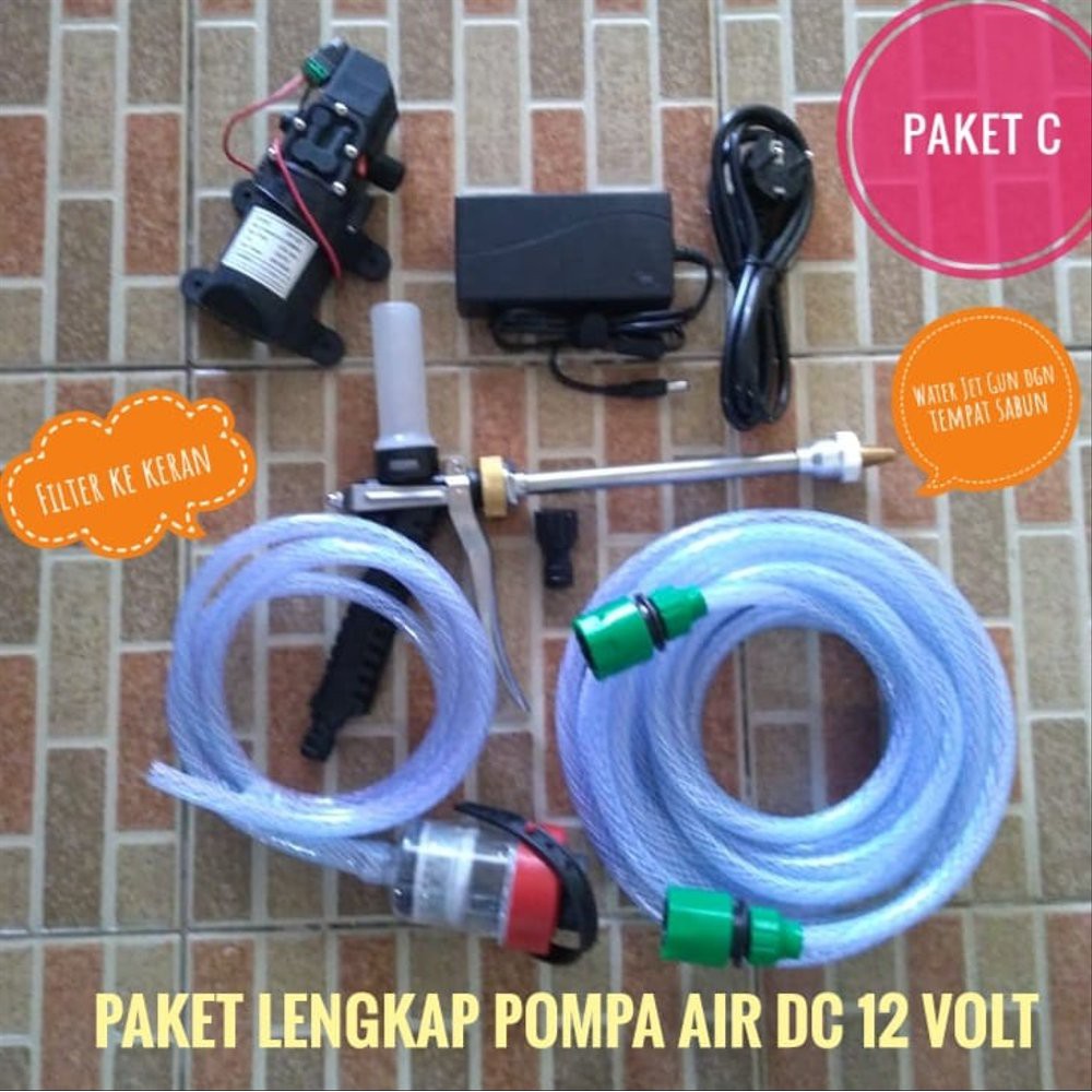 Jual Paket C Lengkap Pompa Air High Pressure Cuci Mbil Motor atau Cuci ...