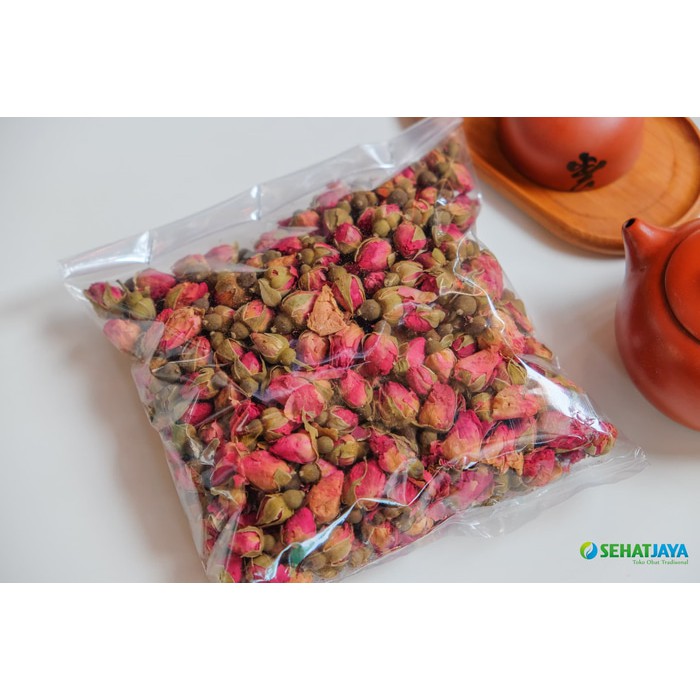 Jual Teh bunga Mawar ( Red rose buds flower tea ) 50 gram | Shopee ...