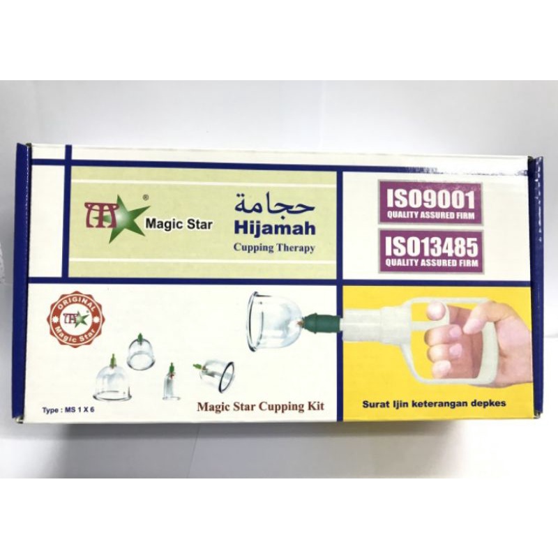 Jual MagicStar Alat Bekam isi 6 / Kop Angin / Hijamah / Cupping Therapy ...