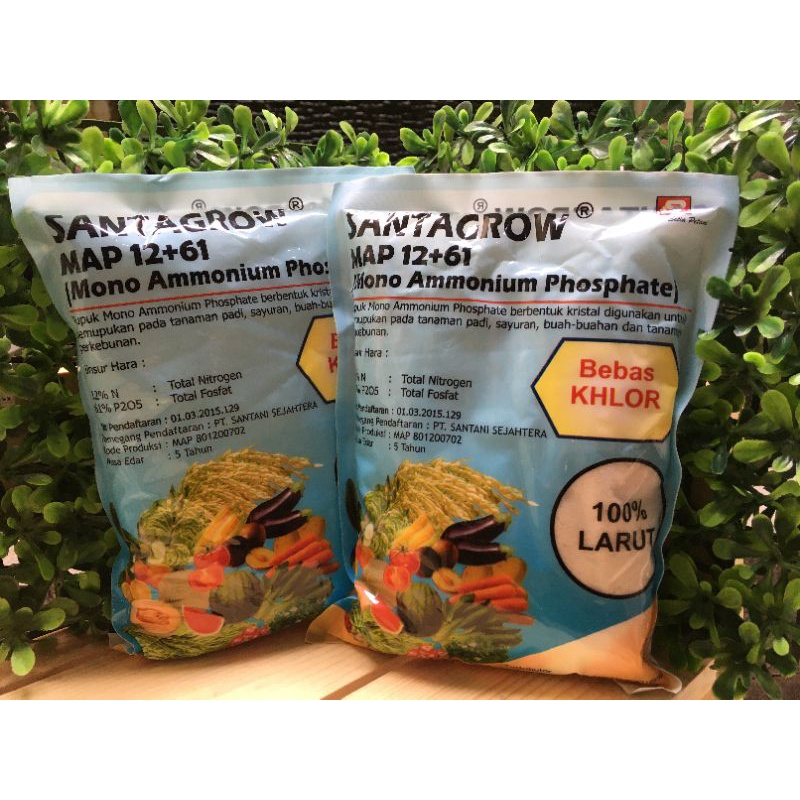 Jual Pupuk MAP 12 + 61 Santagrow 1 kg | Shopee Indonesia