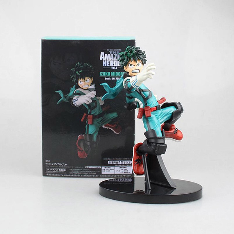 Jual 25cm Anime My Hero Academia Figure PVC Age of Heroes Figurine Deku ...
