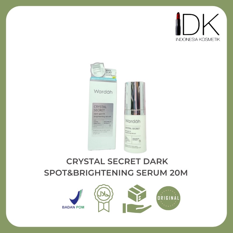 Jual Wardah Crystal Secret Dark Spot & Brightening Serum -20Ml | Shopee Indonesia