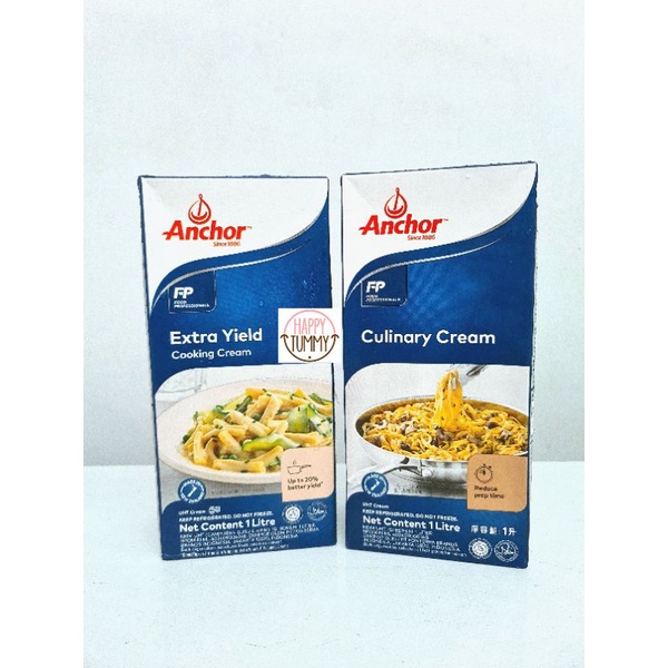 Jual Anchor cooking culinary cream / extra yield krim masak 1L kemasan ...