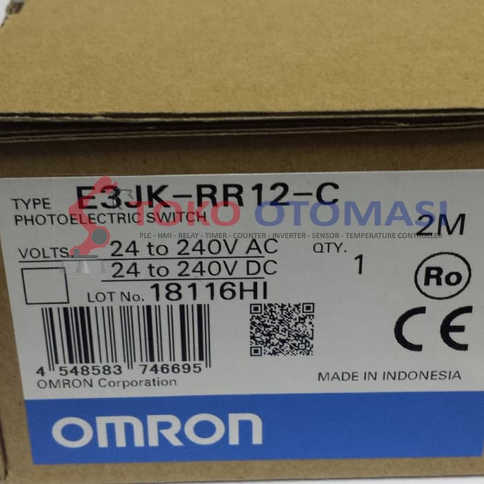 Jual Omron Photo electric sensor E3JK-RR12-C 2M OMI | Shopee Indonesia